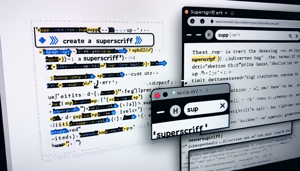 Domina el Superíndice en HTML con la etiqueta sup