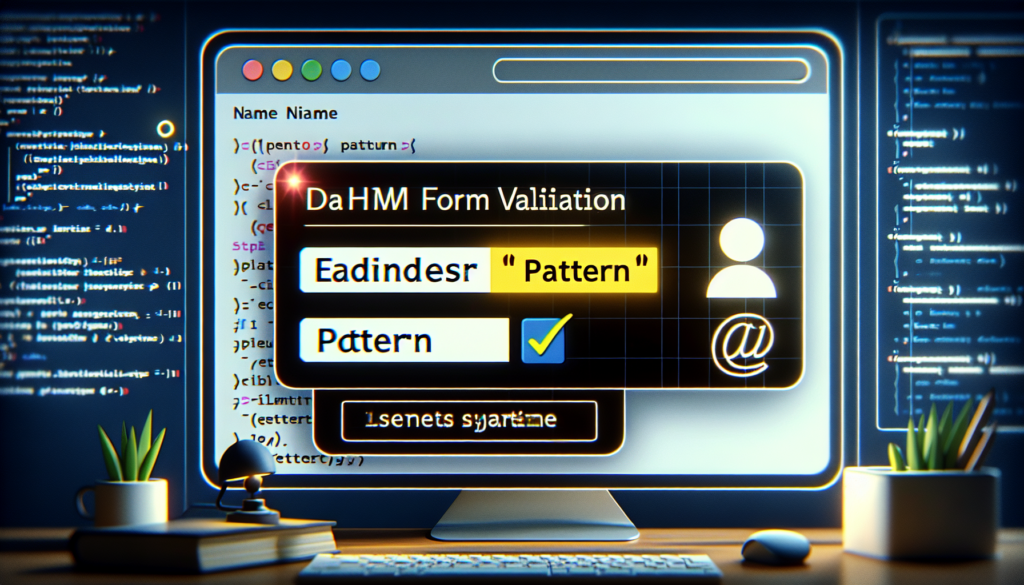 Master Form Validation with Pattern in HTML
